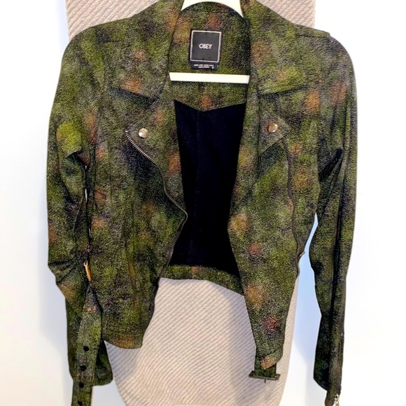 Obey | Jackets & Coats | Obey Spray Paint Jacket | Poshmark